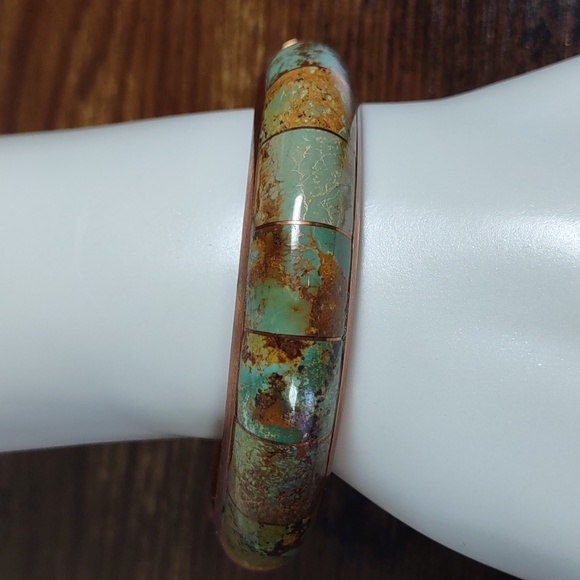 Jay King | Jewelry | Jay King Turquoise Inlay Copper Bracelet | Poshmark
